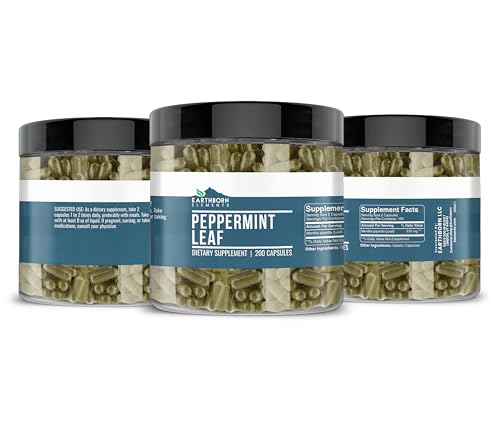 peppermint leaf capsules for refreshing energy
