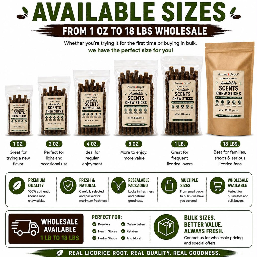 Peppermint licorice root for fresh breath