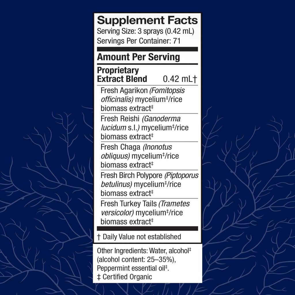 peppermint mushroom supplement for immunity