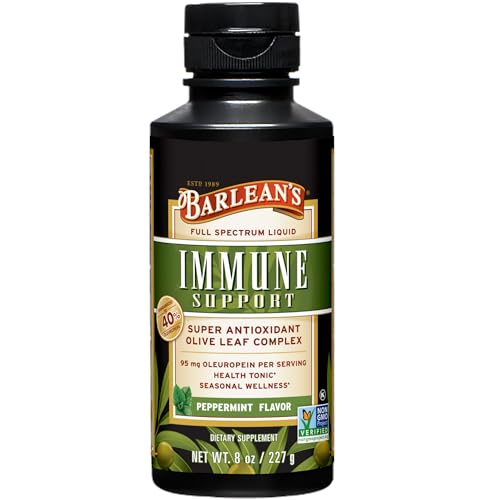 Peppermint olive leaf immune support