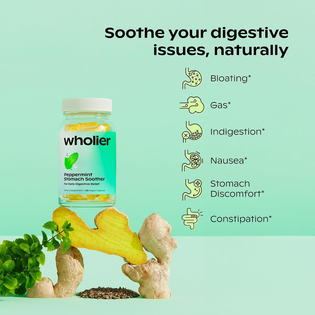 peppermint stomach soother ginger tea