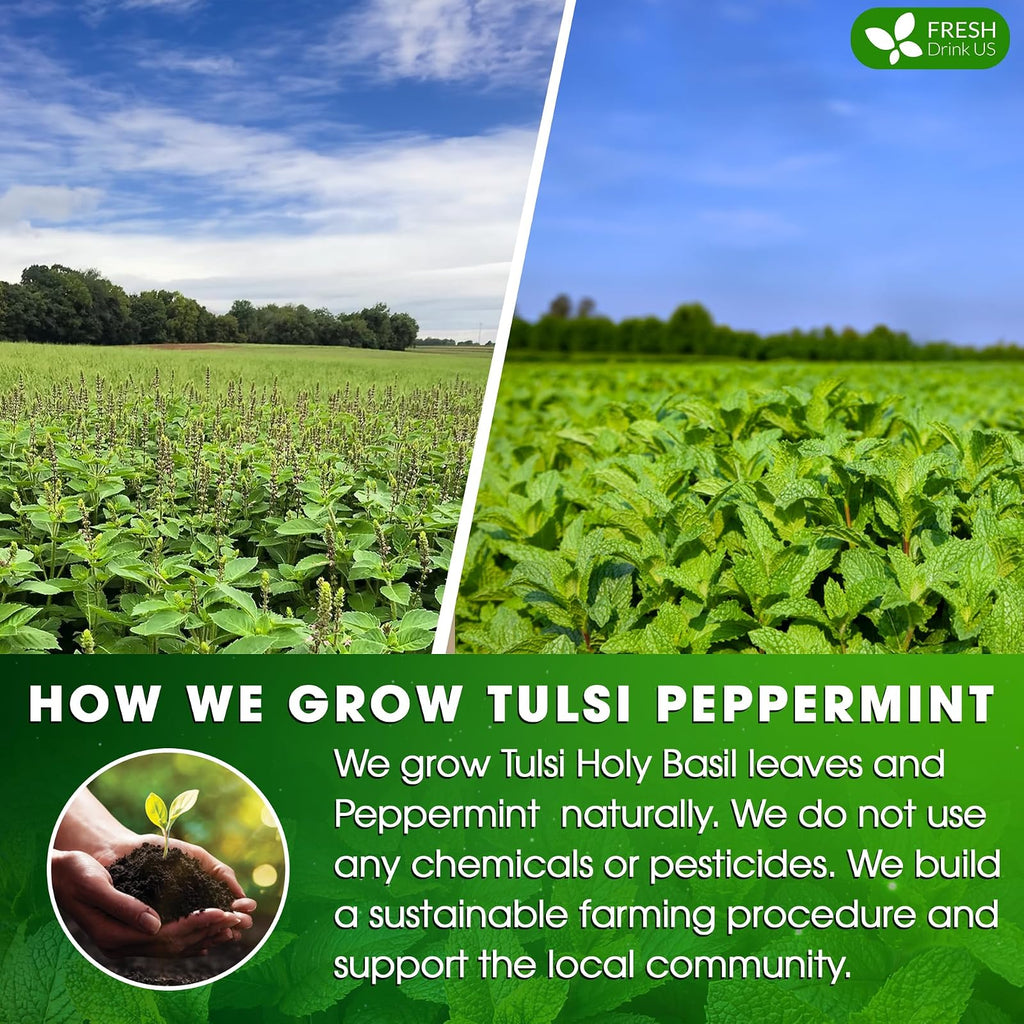 Peppermint tea for digestive health
