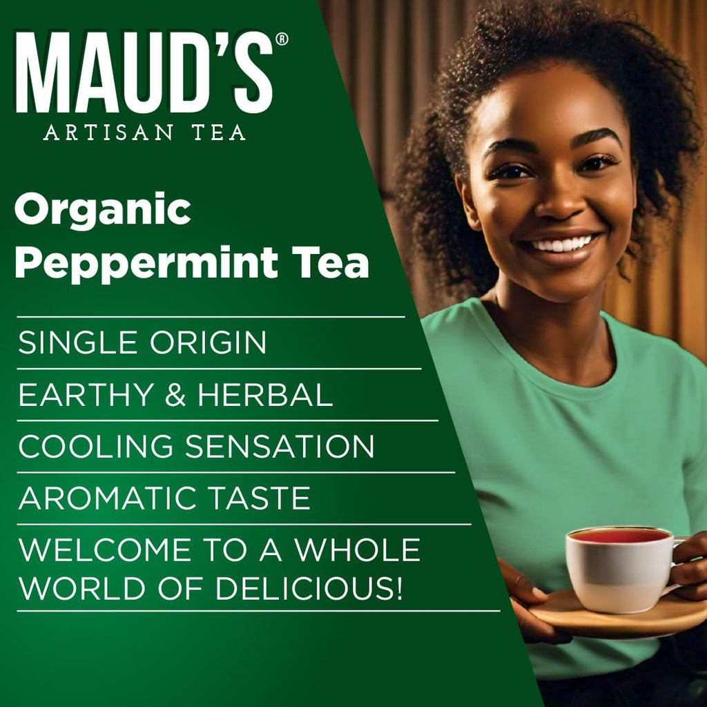 peppermint tea pods for soothing digestion