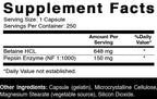 Pepsin capsules for better digestion