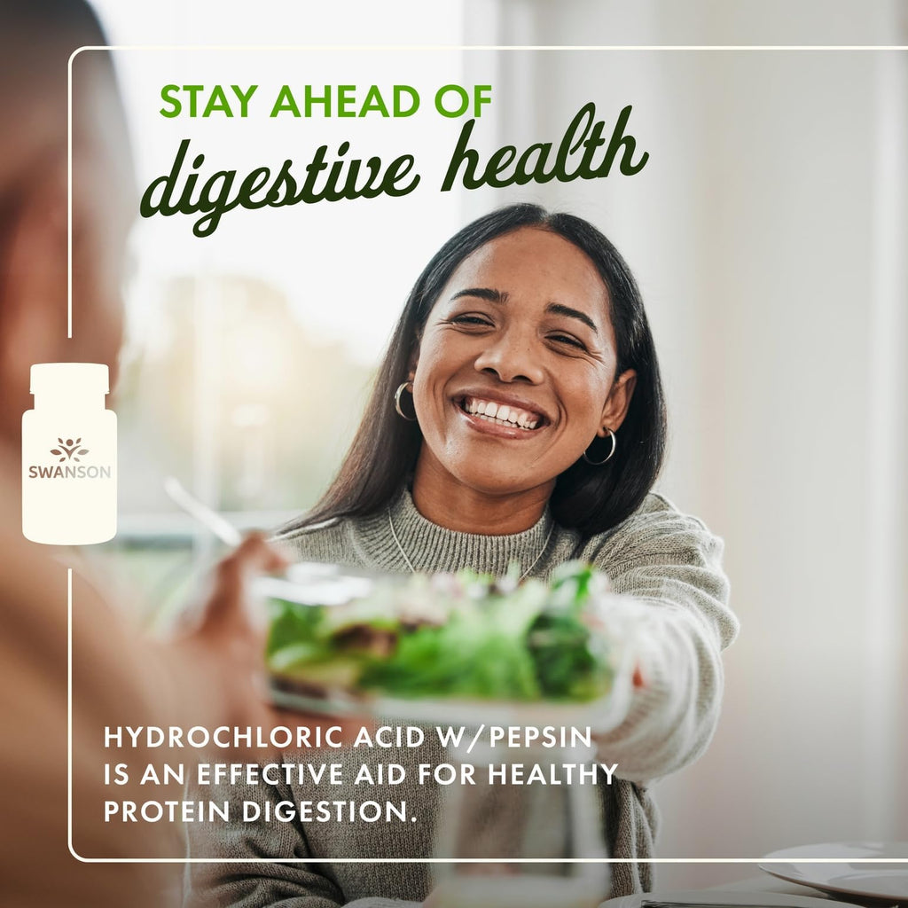 Pepsin support for protein digestion
