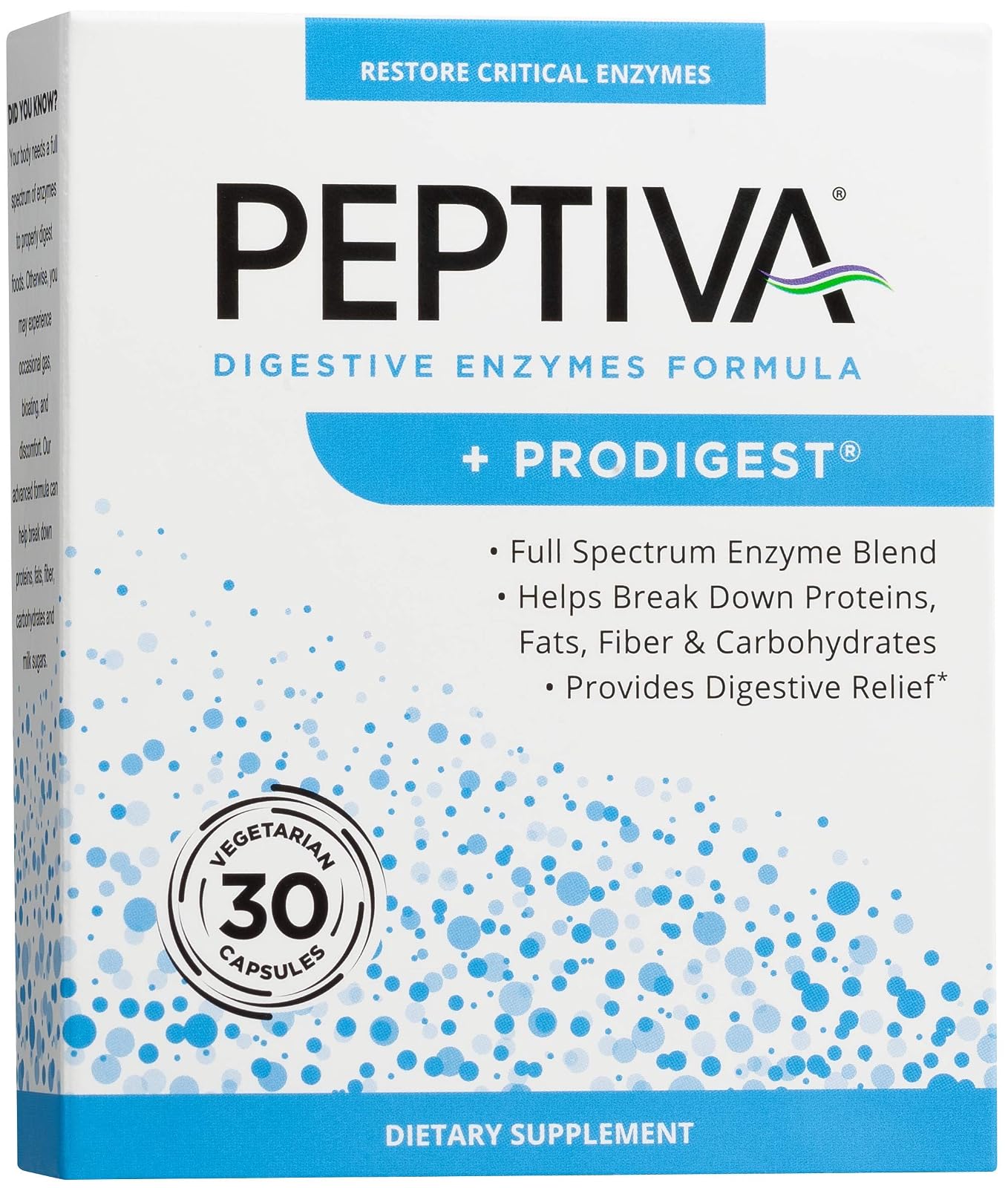 Peptiva digestive enzymes for gut health
