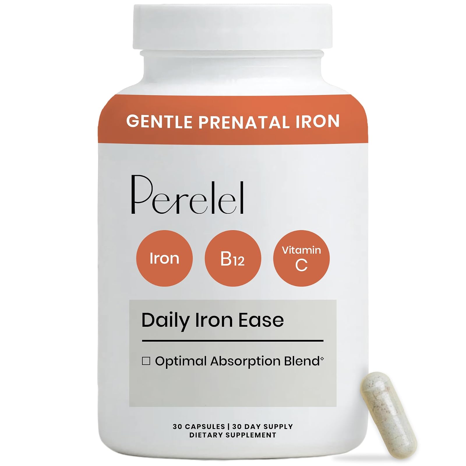 Perelel Daily Iron Ease supplement