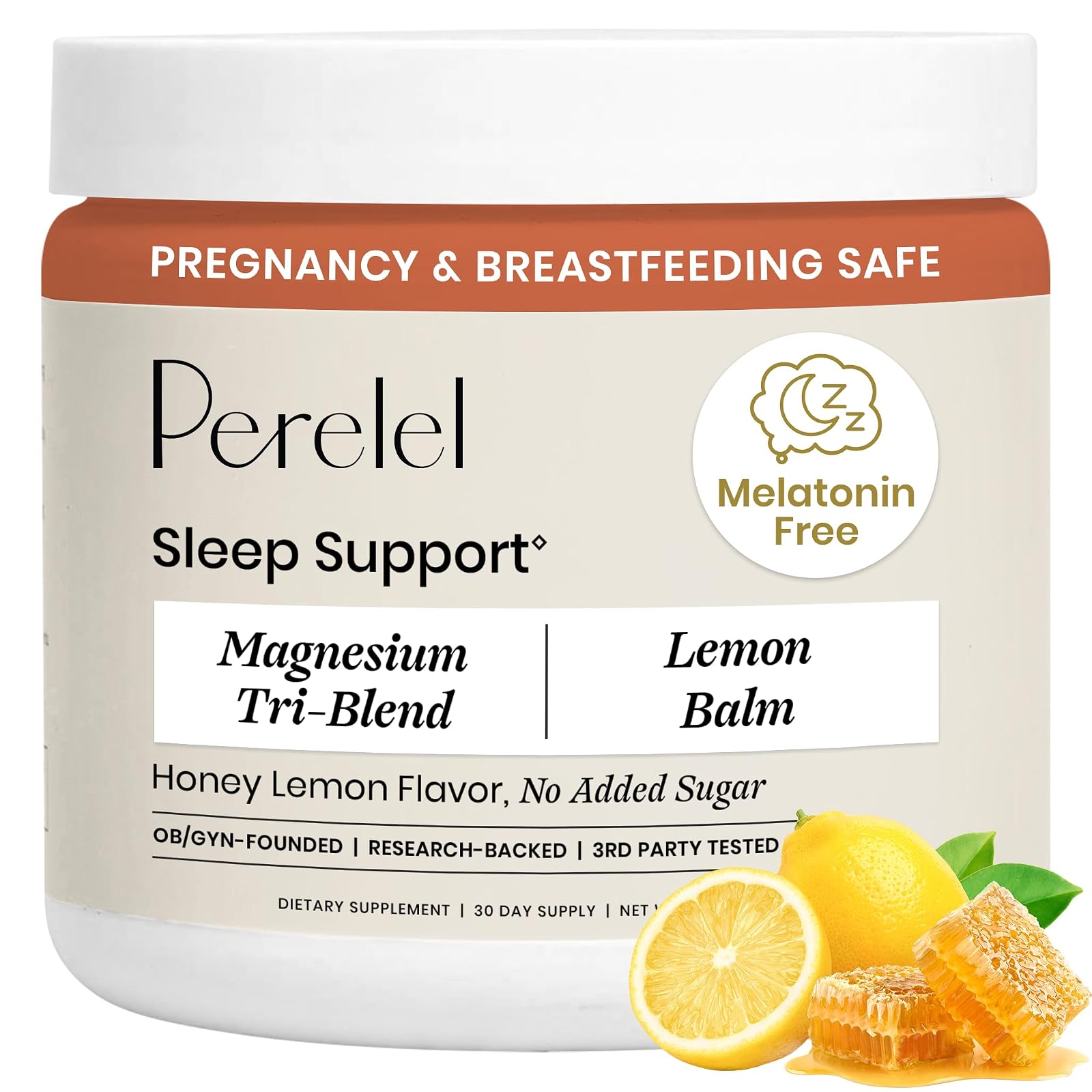 Perelel magnesium powder for restful sleep