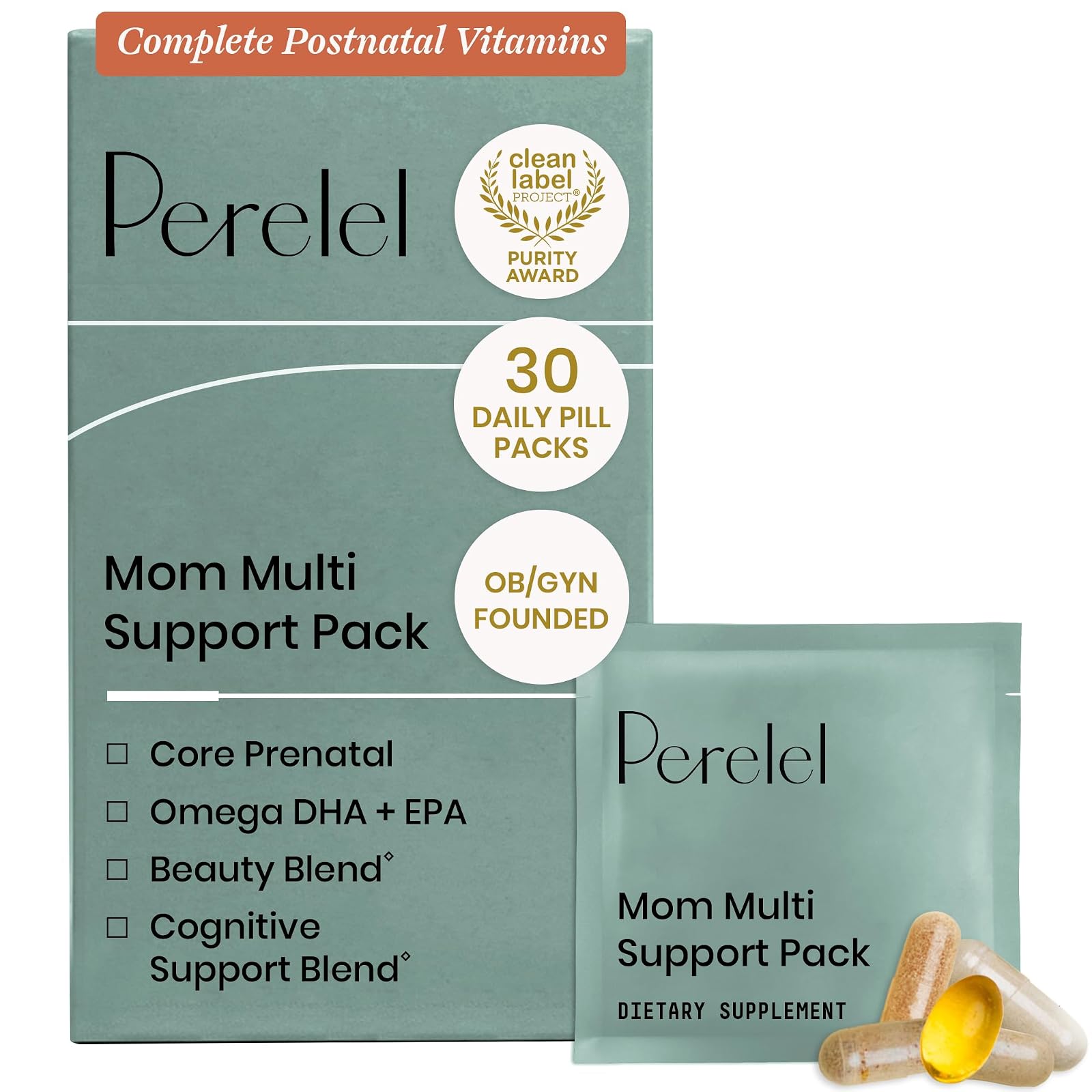 Perelel prenatal vitamins for new moms