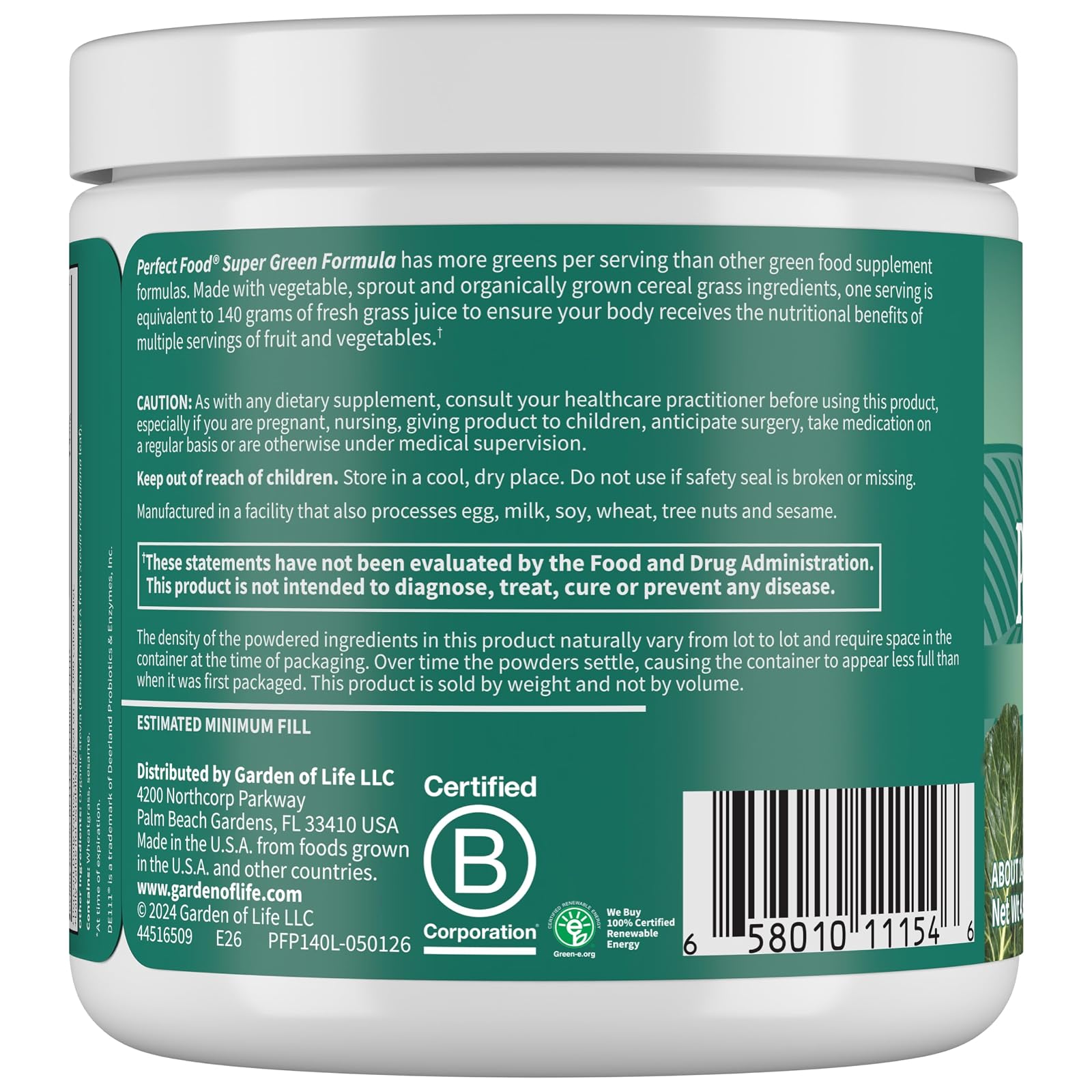 Perfect Food Original Super Green Formula mix
