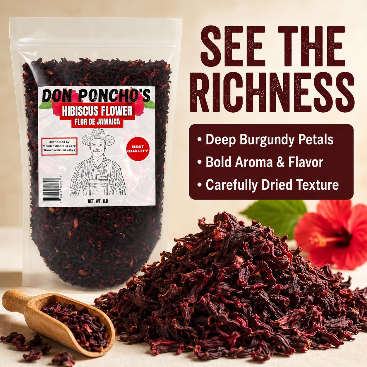 perfect for iced hibiscus tea