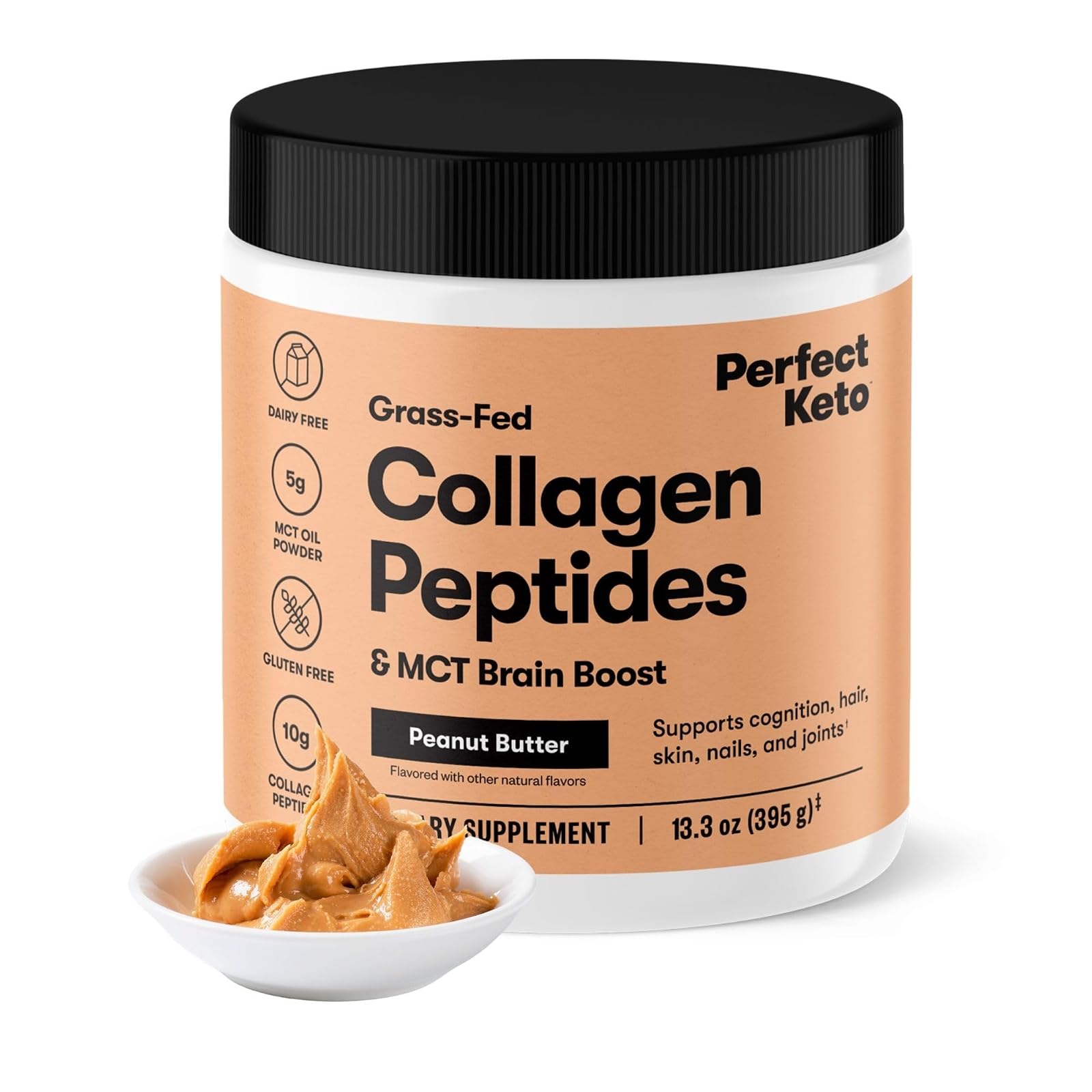 Perfect Keto collagen peptides protein powder