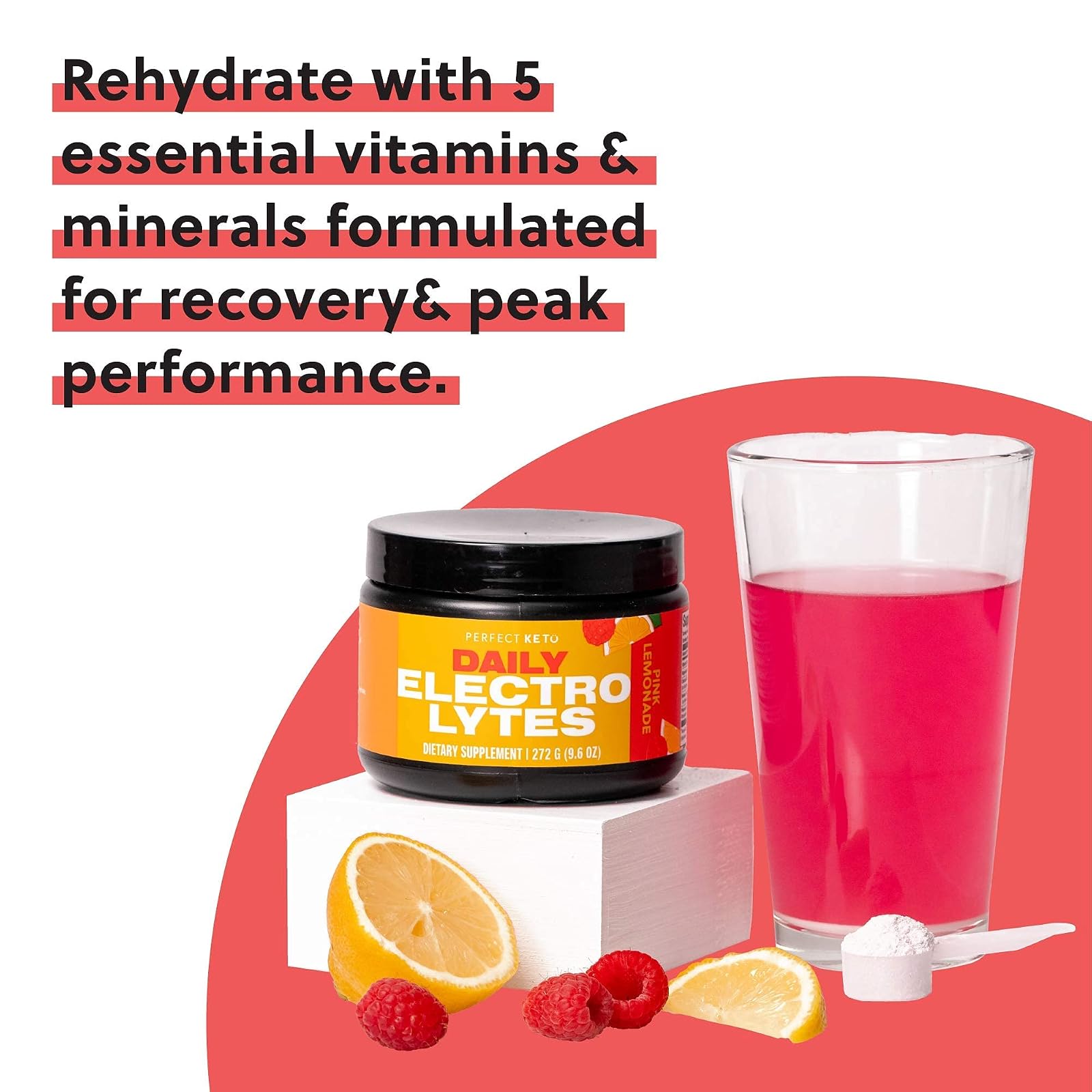 Perfect Keto electrolyte tablets for energy
