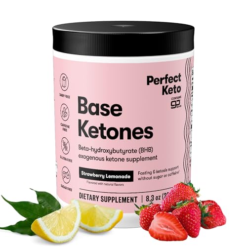Perfect Keto strawberry lemonade powder