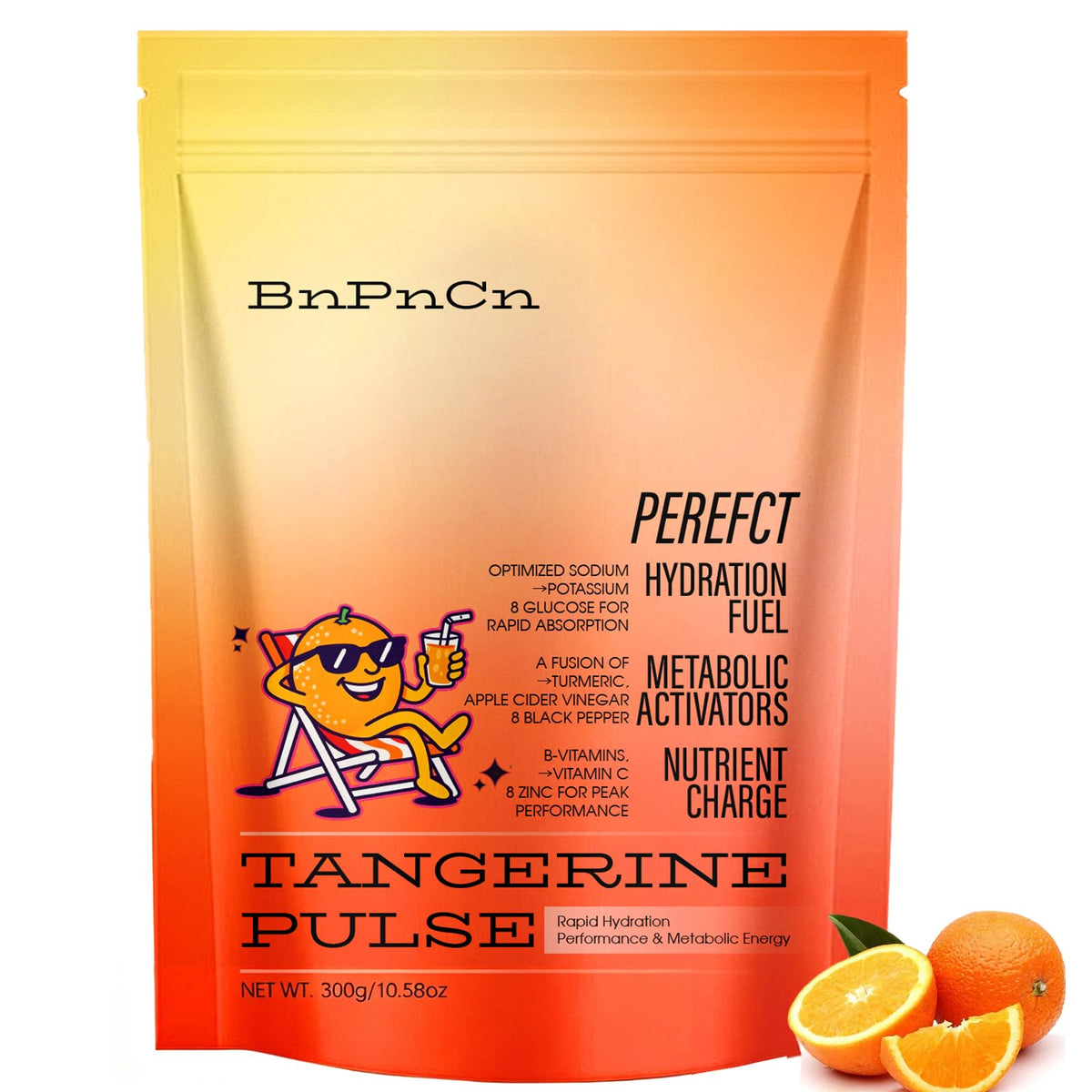 Perfect Morning Tangerine electrolyte powder