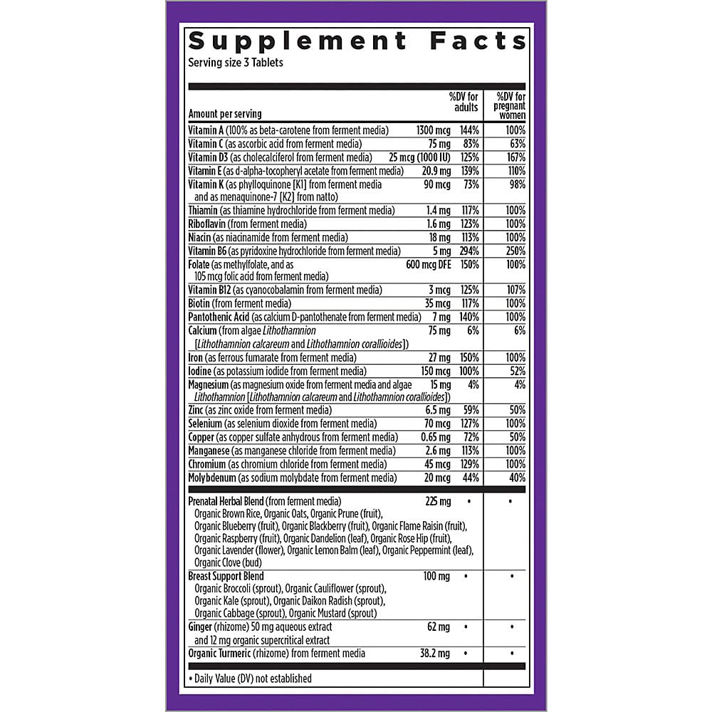 perfect prenatal vitamins for healthy pregnancy