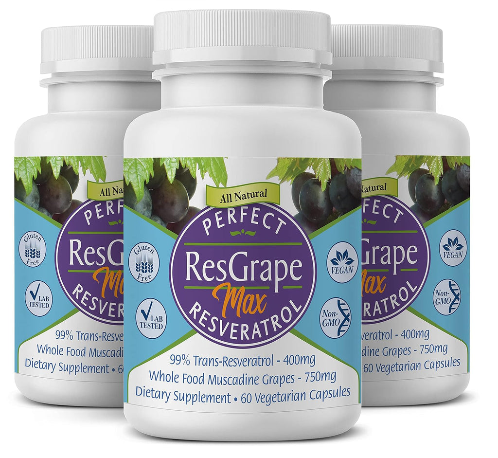 Perfect ResGrape Max antioxidant capsules