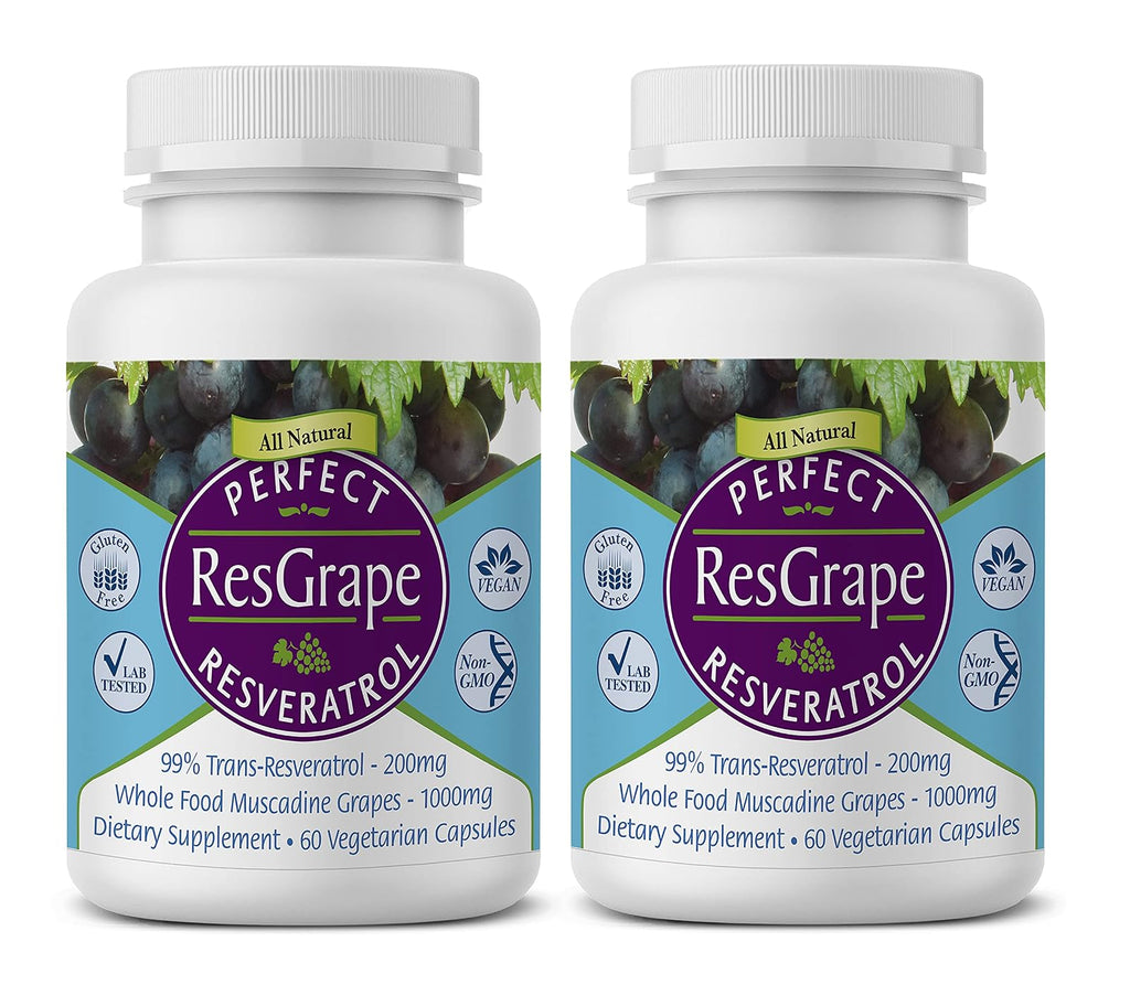 Perfect ResGrape Trans-Resveratrol capsules