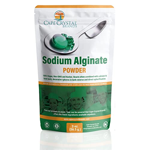 perfect spheres with sodium alginate