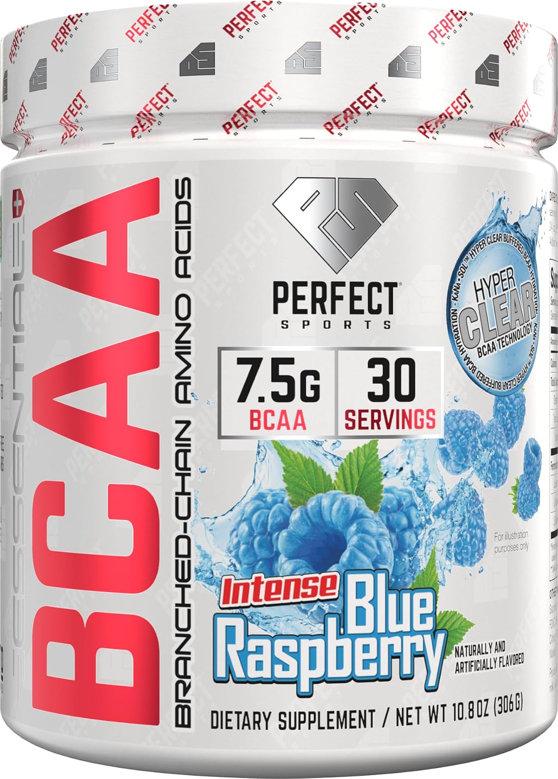 PERFECT SPORTS BCAA Blue Raspberry flavour