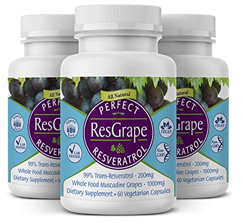 Perfect Supplements ResGrape antioxidant capsules