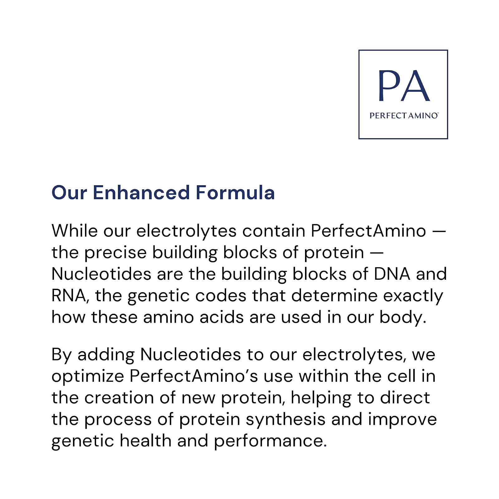 PerfectAmino electrolytes for active lifestyle