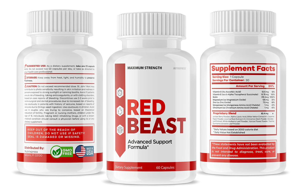 Performance enhancing blended vitamin supplements