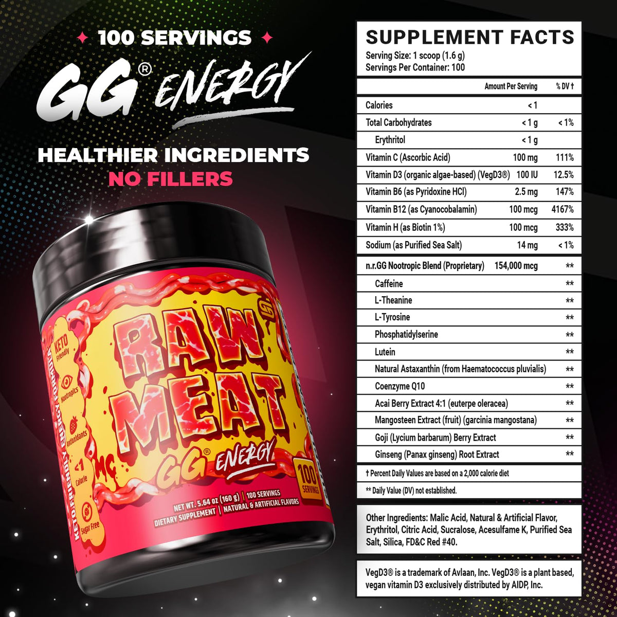 Performance enhancing energy chews