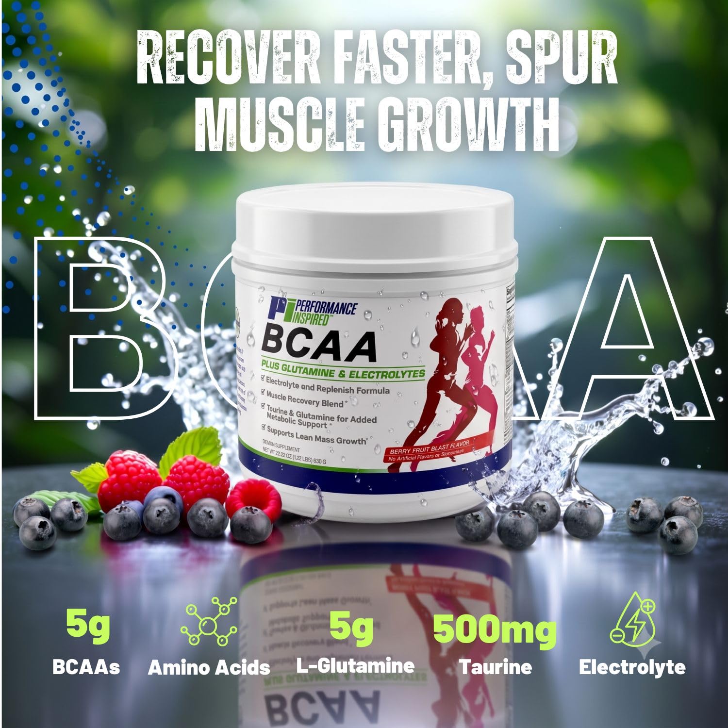 Performance Inspired Nutrition BCAA supplement