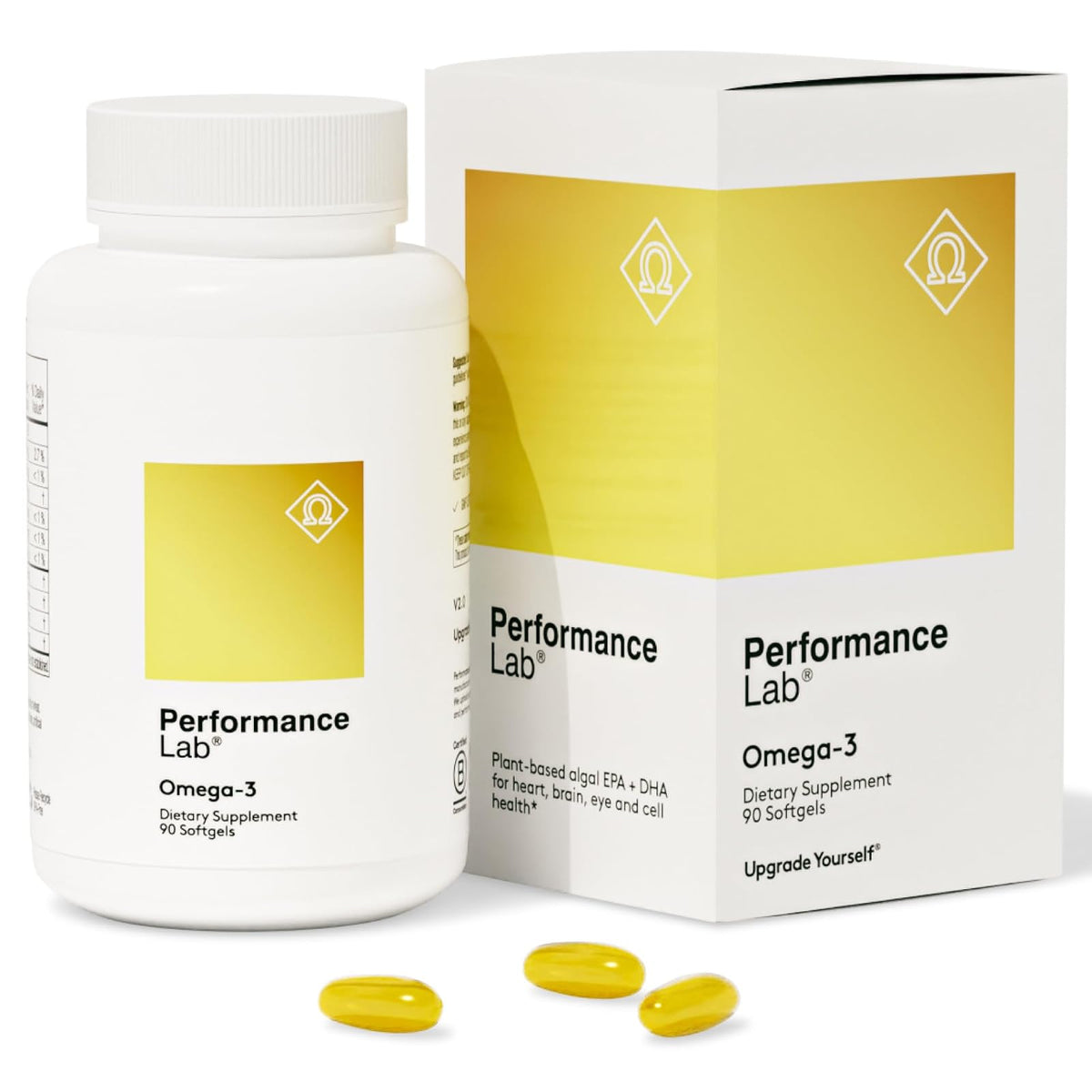 Performance Lab Omega-3 algae capsules