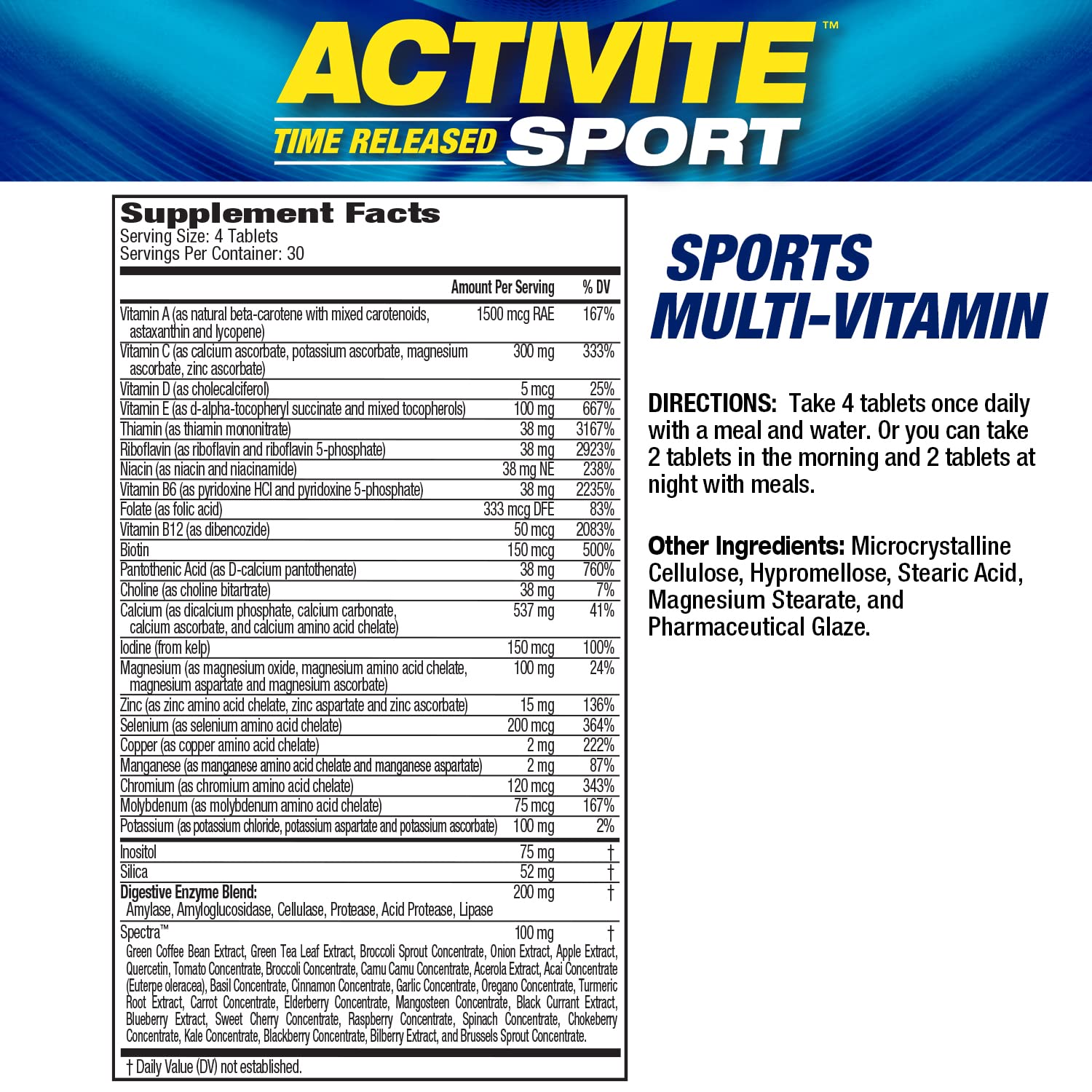 performance multivitamin for men