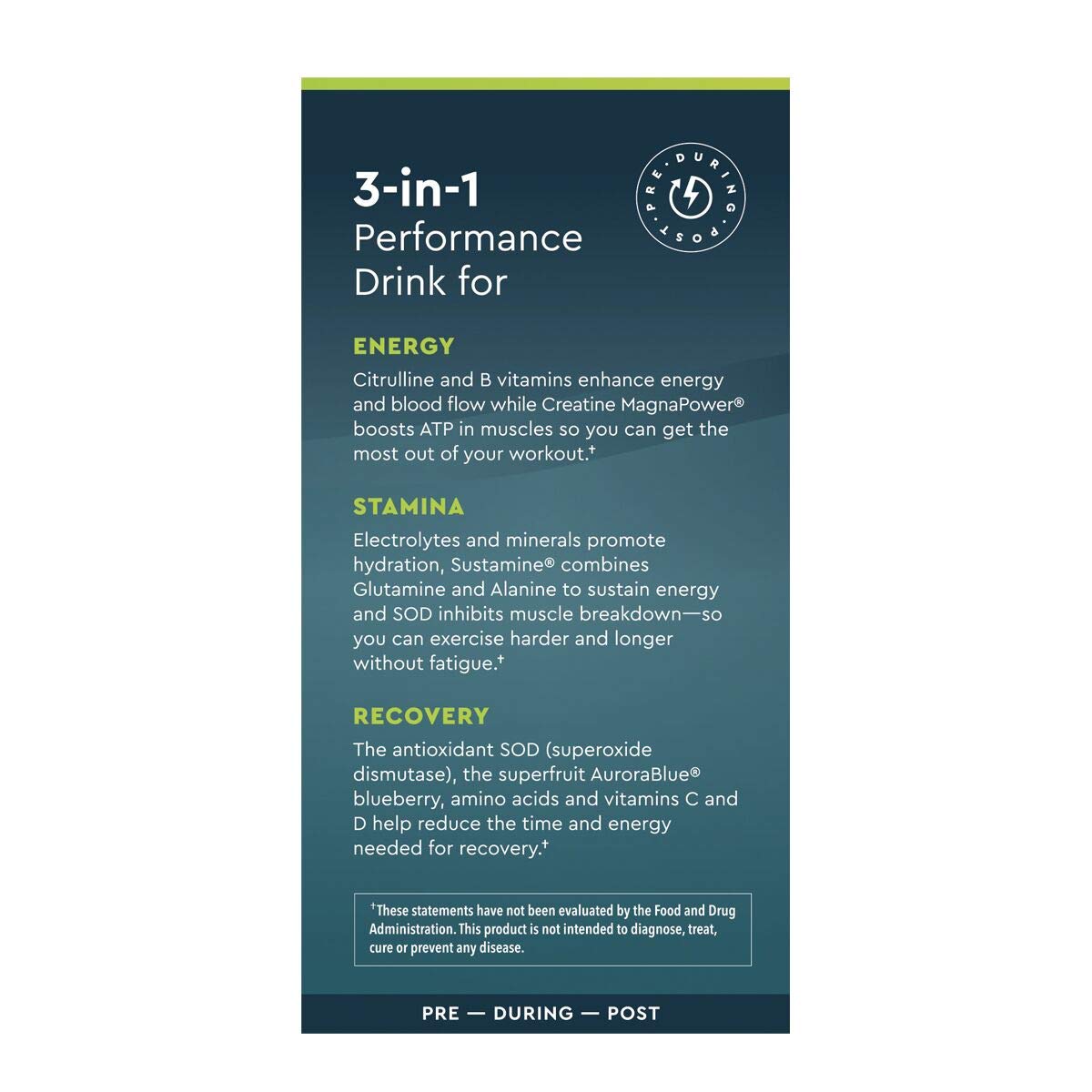 performance supplement for active lifestyle