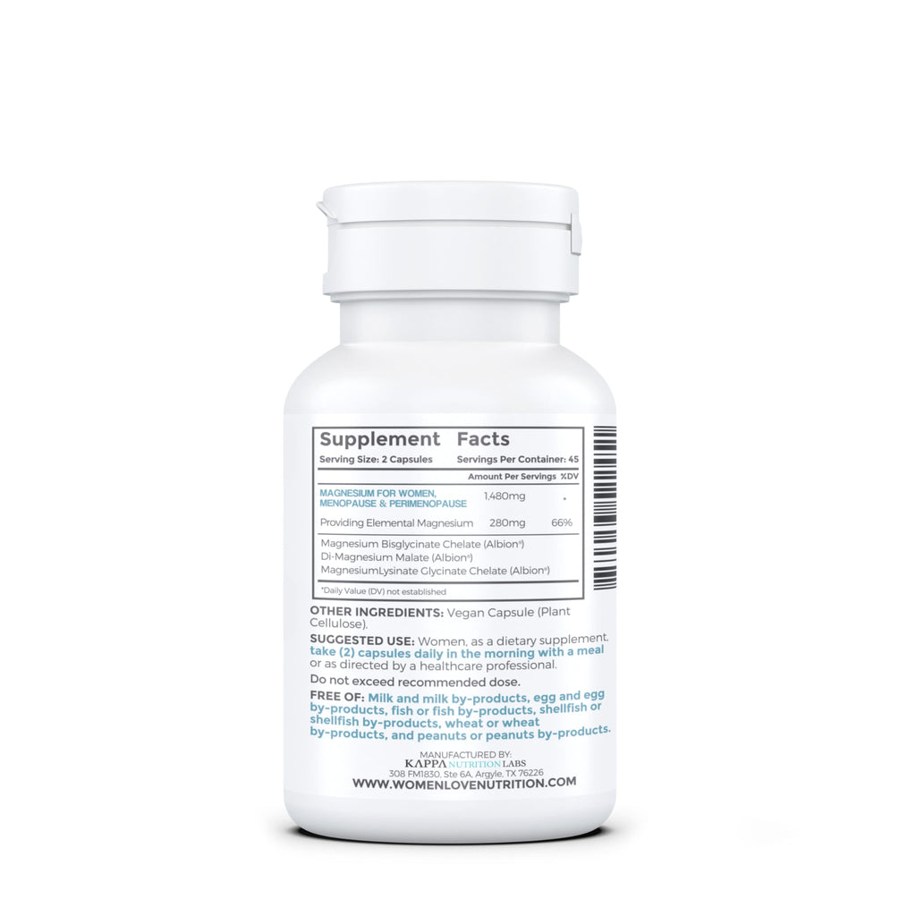 perimenopause magnesium capsules for wellness