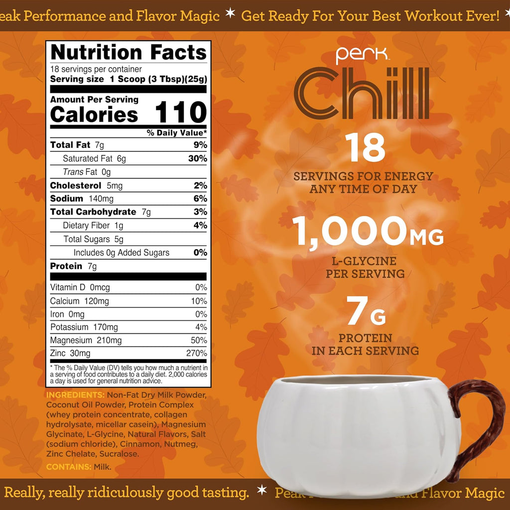 Perk Chill drink mix for energy