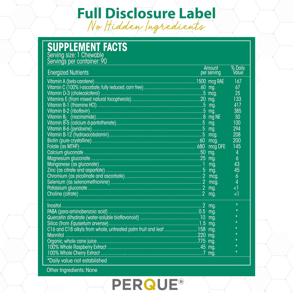 Perque Life Guard chewables for families