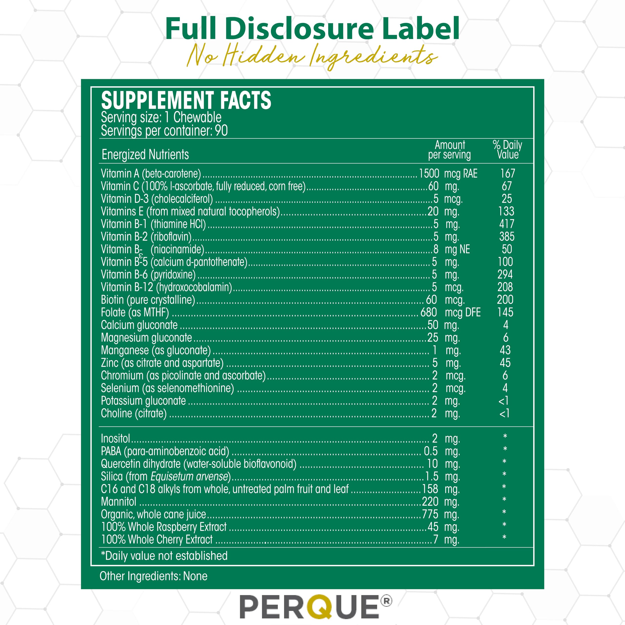 Perque Life Guard chewables for families