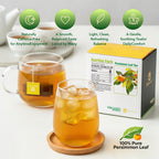 Persimmon leaf tea for soothing comfort