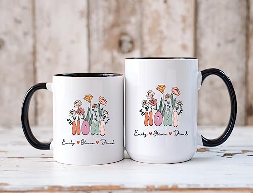 personalized floral noni cup gift