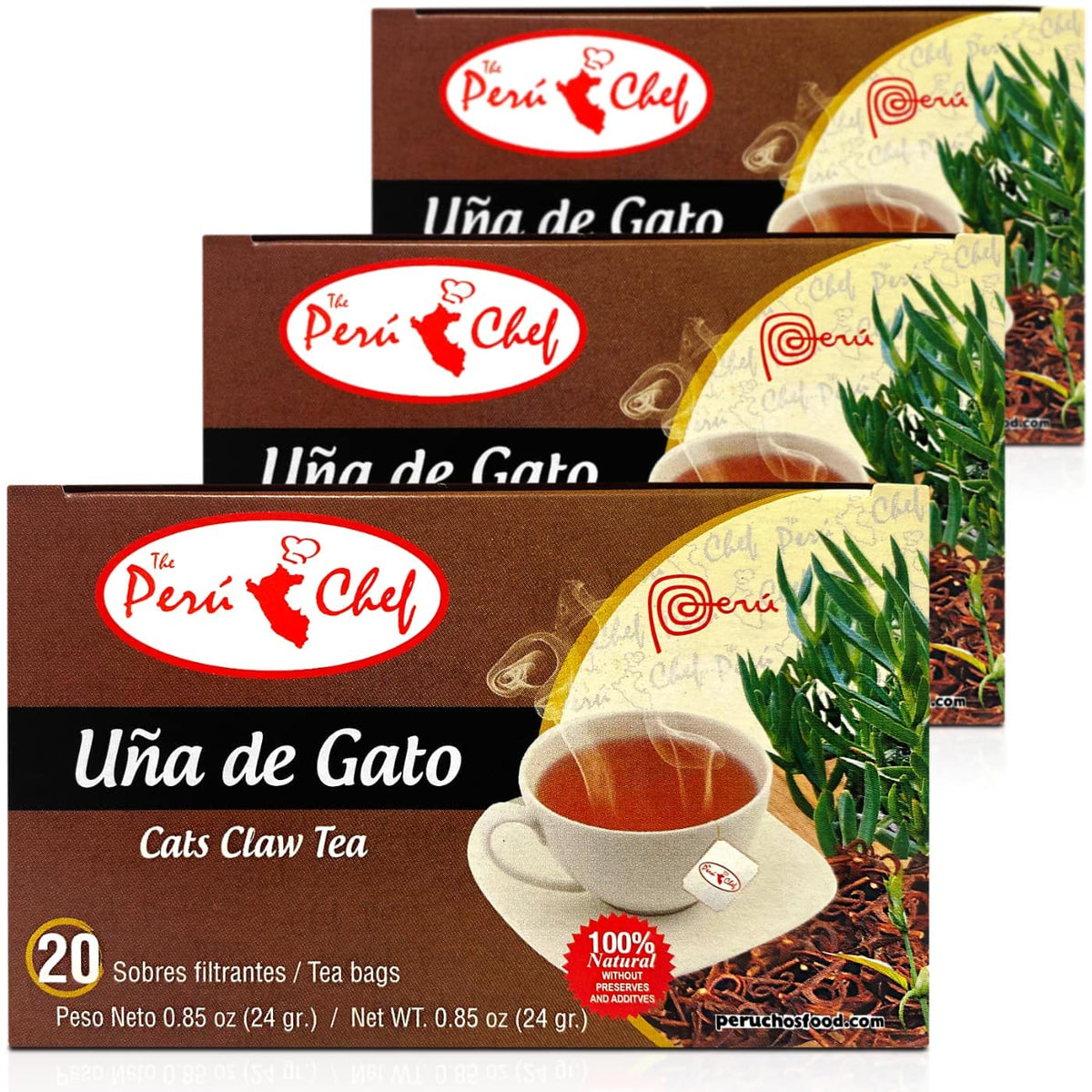 Peruchef Cat's Claw herbal tea bags