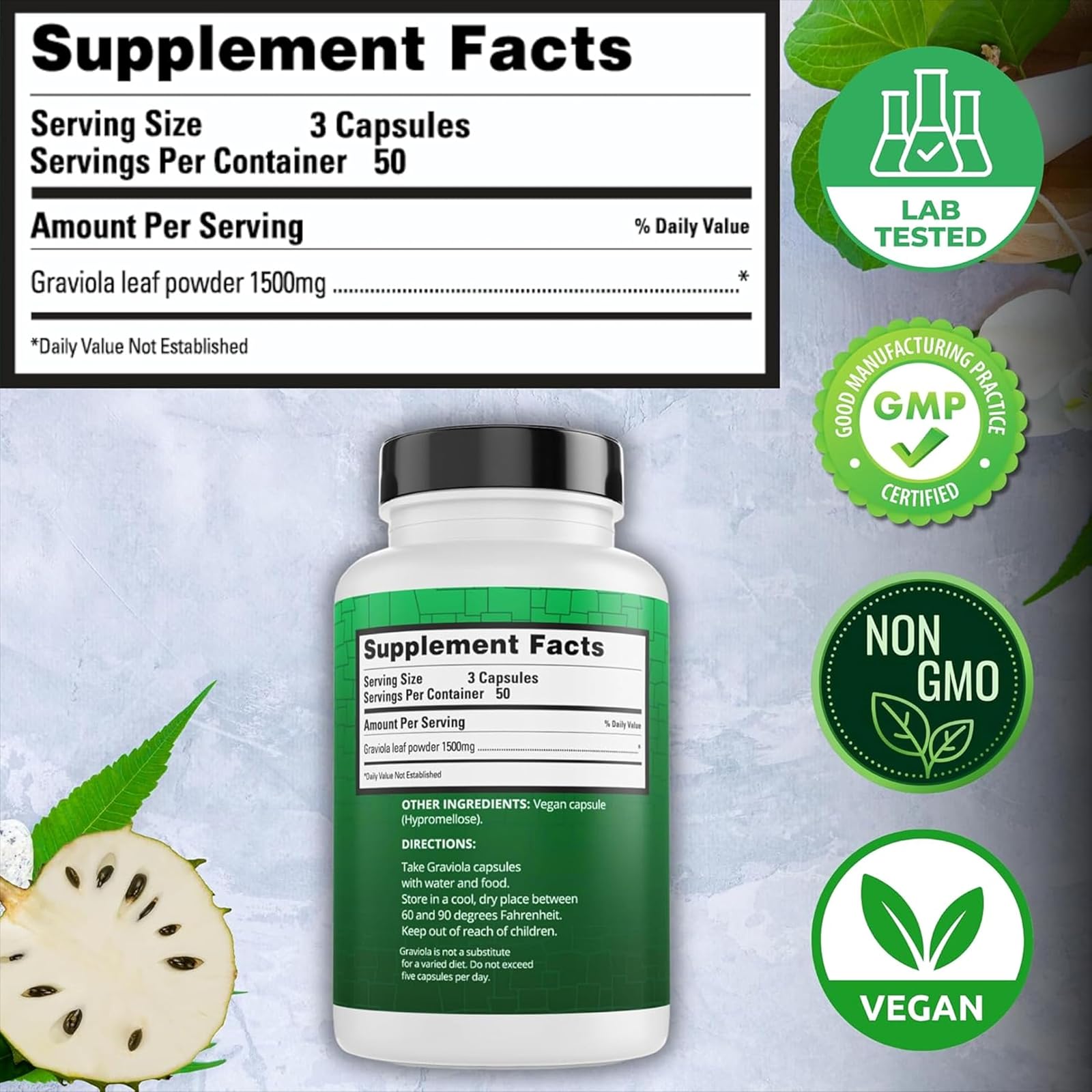 Peruvian Graviola antioxidant properties