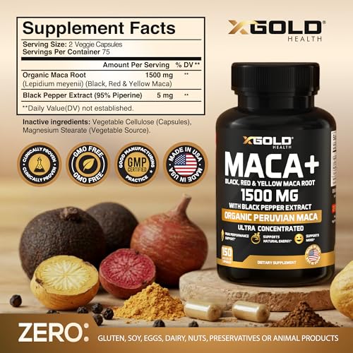 Peruvian maca for enhanced libido