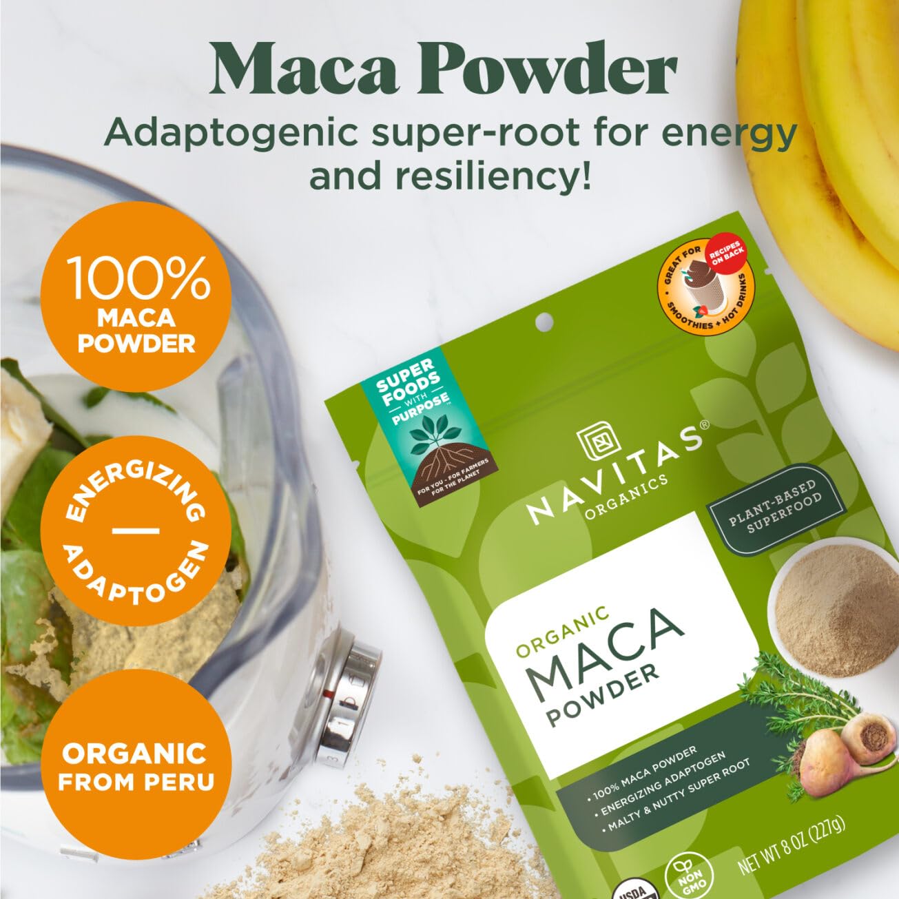 Peruvian maca for natural balance