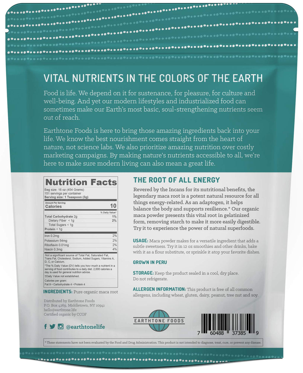 Peruvian maca for overall wellness