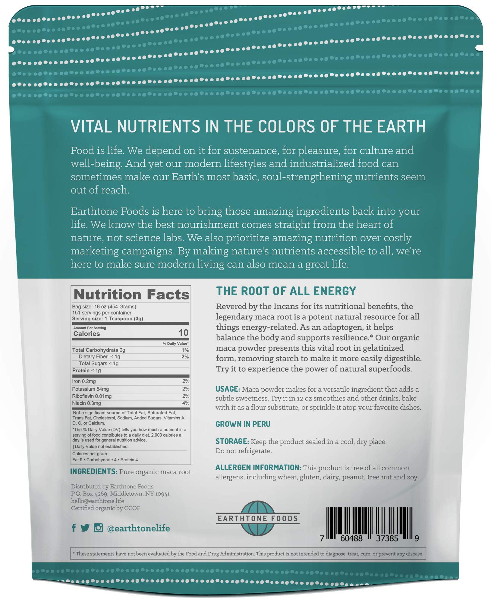Peruvian maca for overall wellness