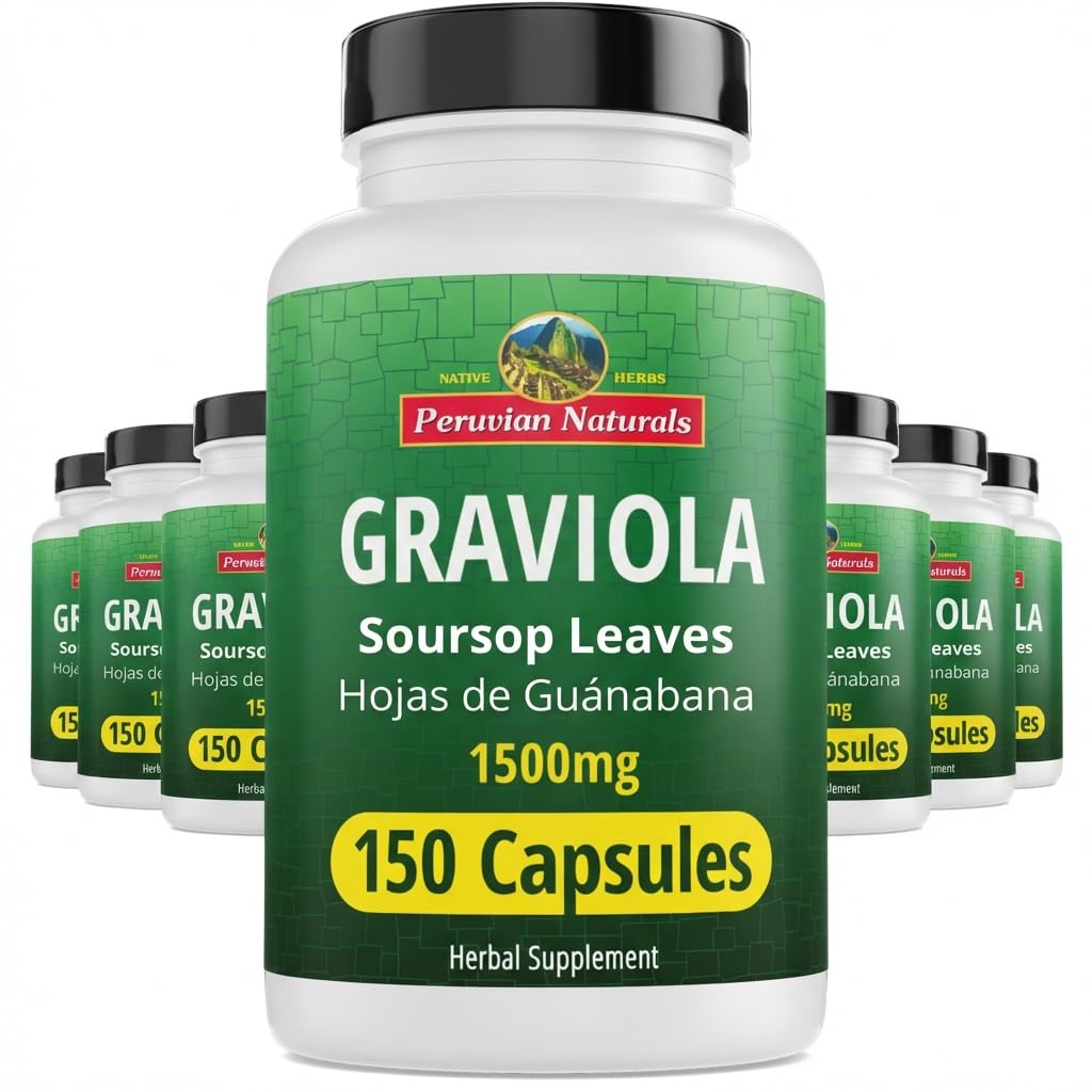 Peruvian Naturals Graviola Soursop capsules