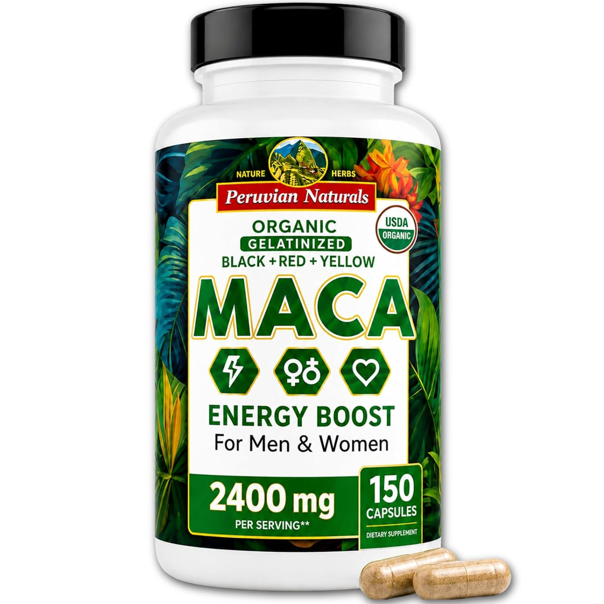 Peruvian Naturals Maca Root capsules