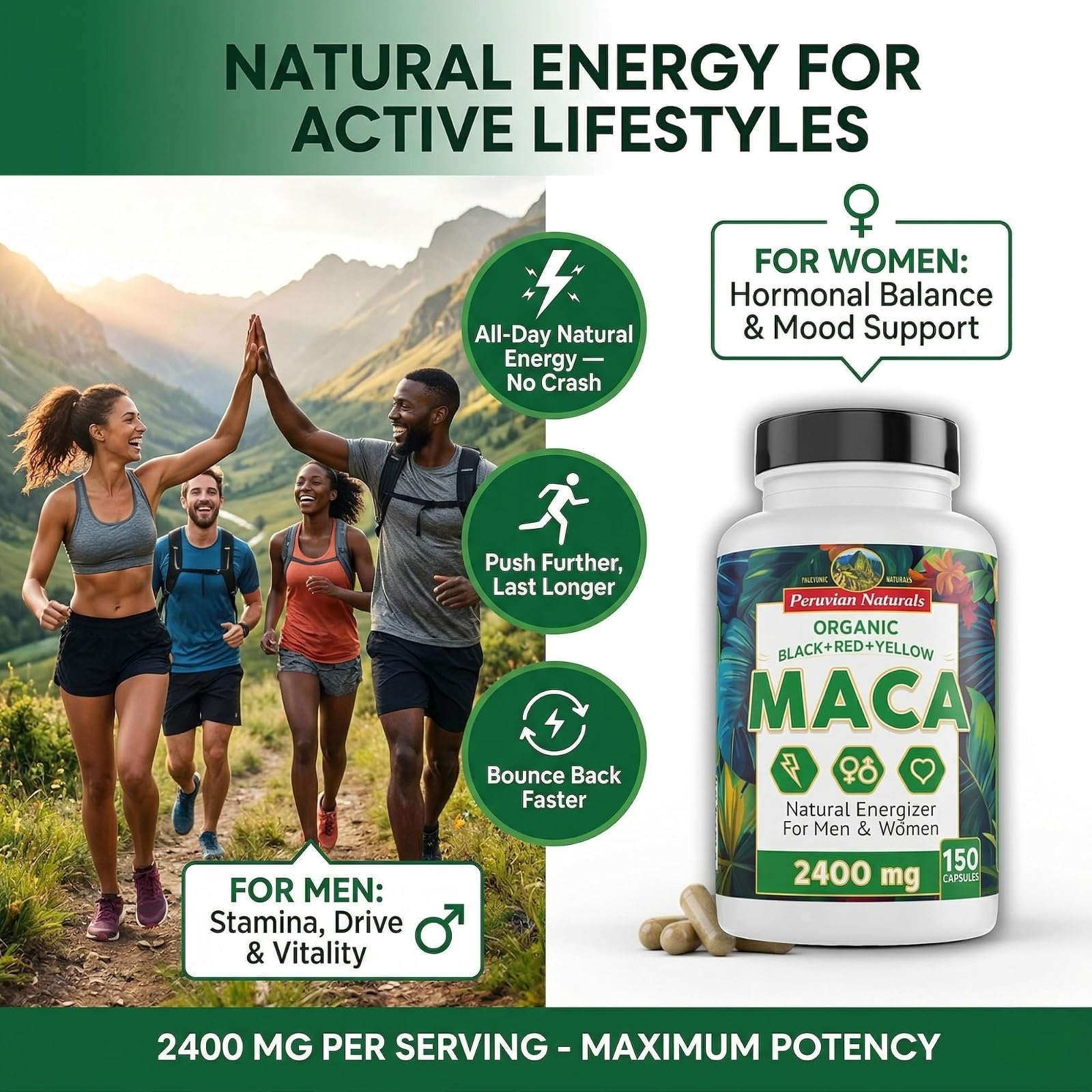 Peruvian Naturals maca root supplement