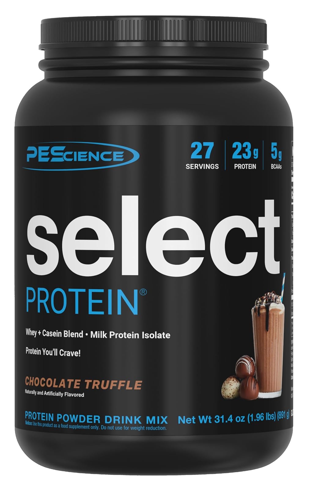 PEScience chocolate truffle protein powder