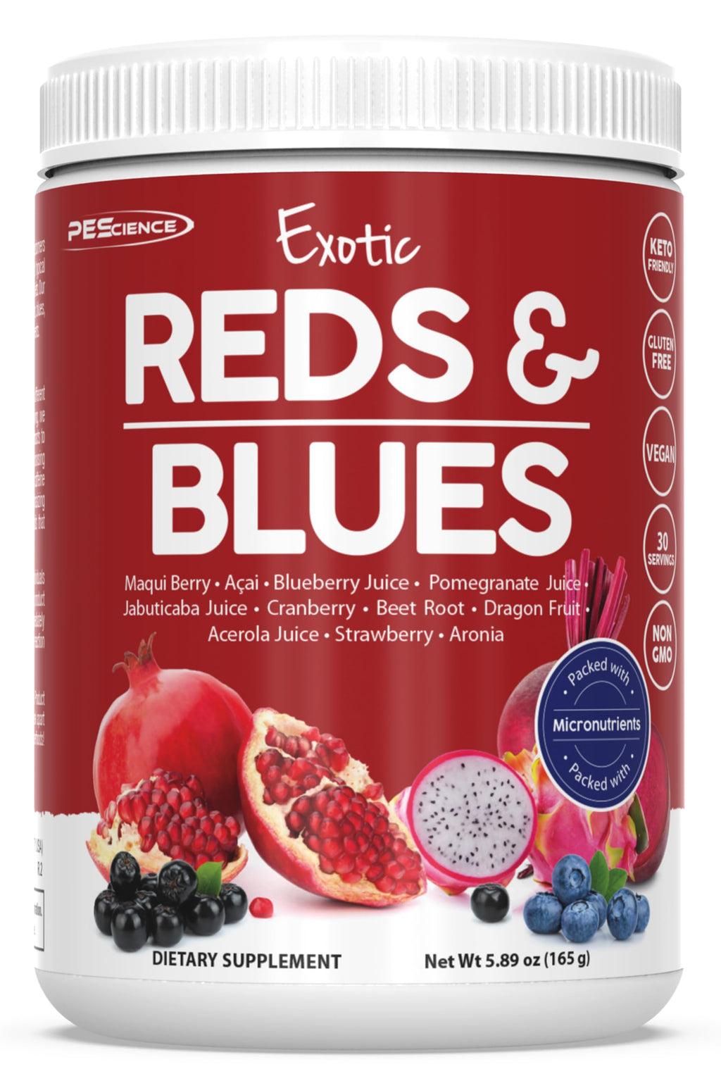 PEScience Exotic Reds superfood blend