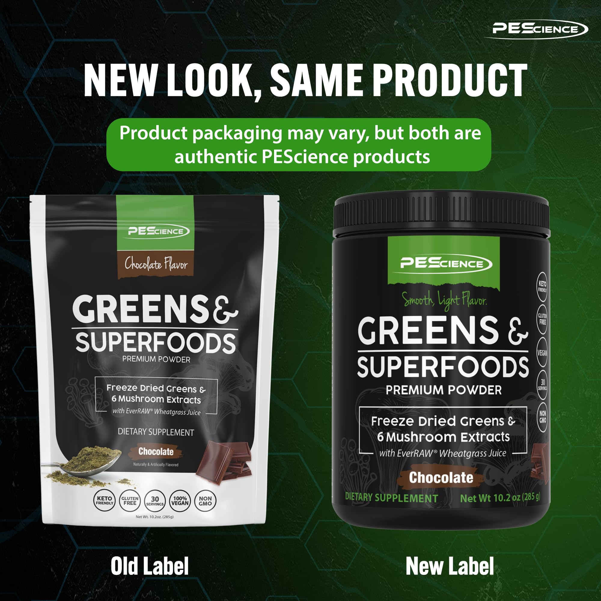 PEScience Greens nutritional supplement